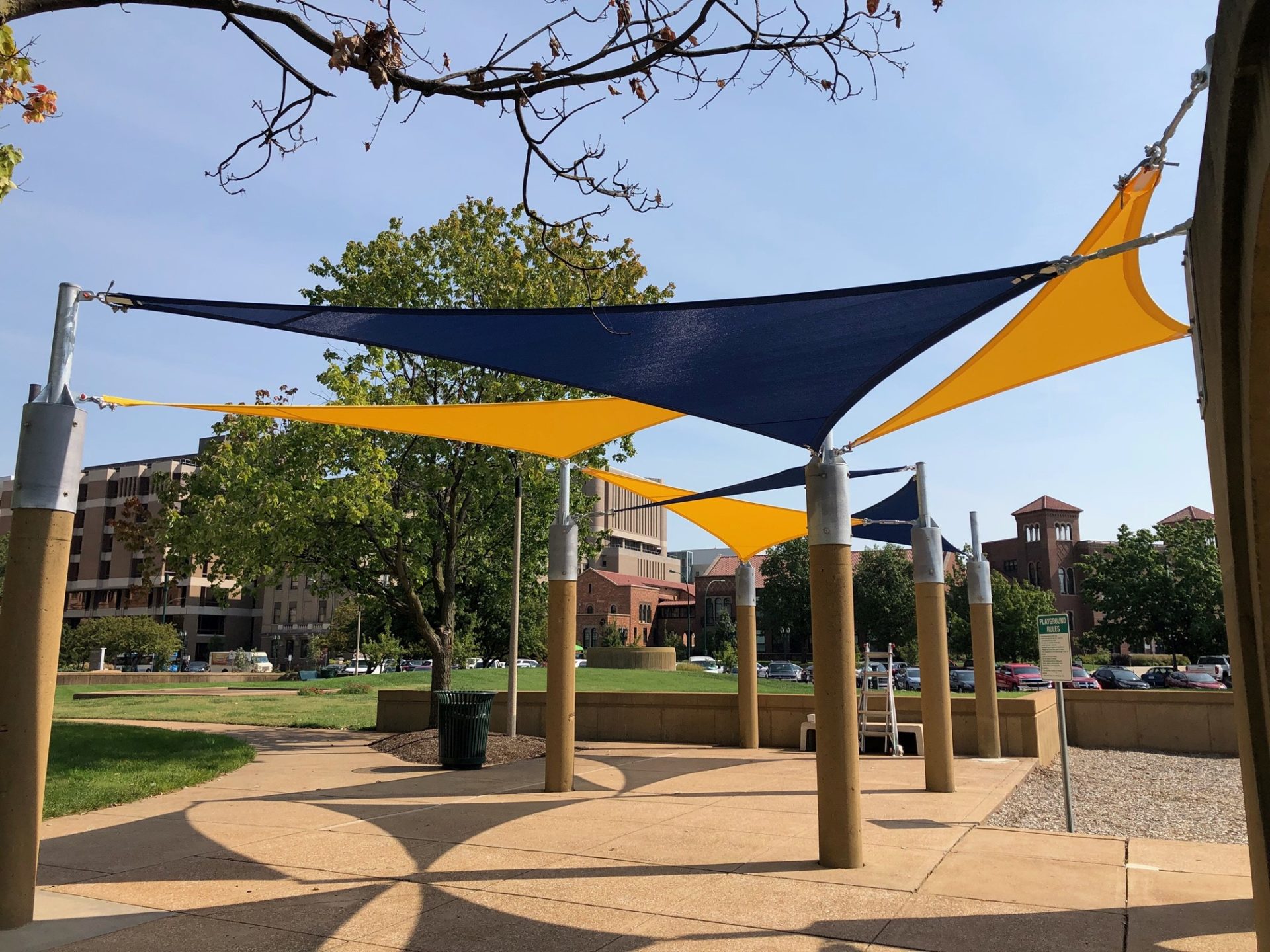 Fabric Shade Structures | Retractables, Shade Sails,Tensile Structures ...